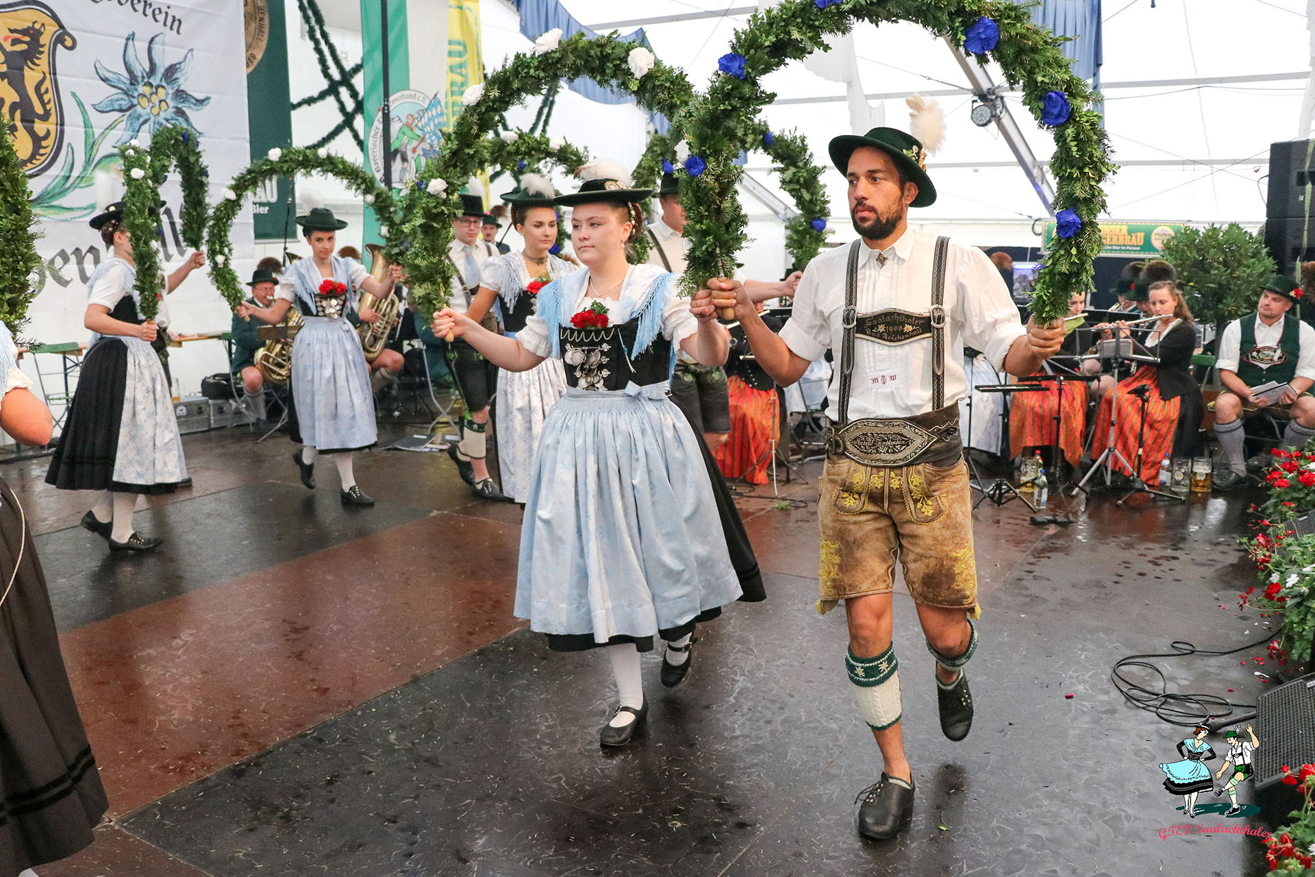 Die Saalachthaler beim 100-jährigen Gründungsjubiläum der Alt ...